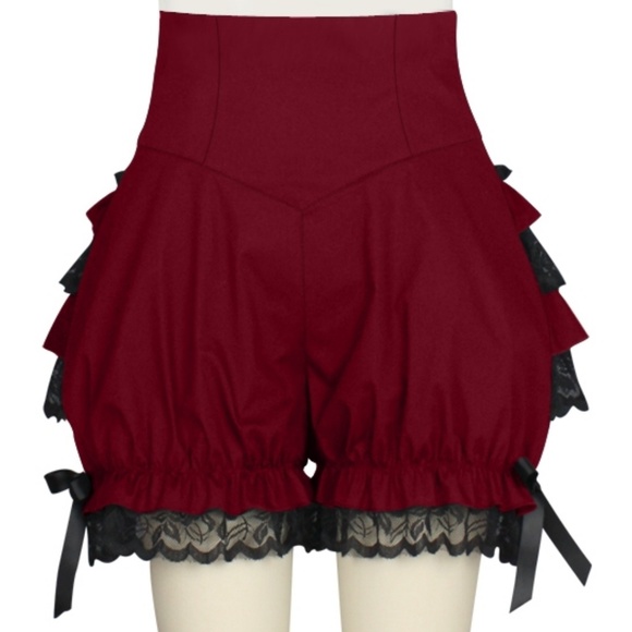 Shorts | Plus Size Gothic Egirl Ruffle Lace Shorts | Poshmark